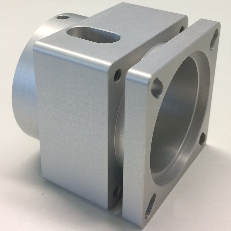 DCNC NEMA23 & Servo 60x60 Motor Mount L=60mm | DamenCNC B.V.