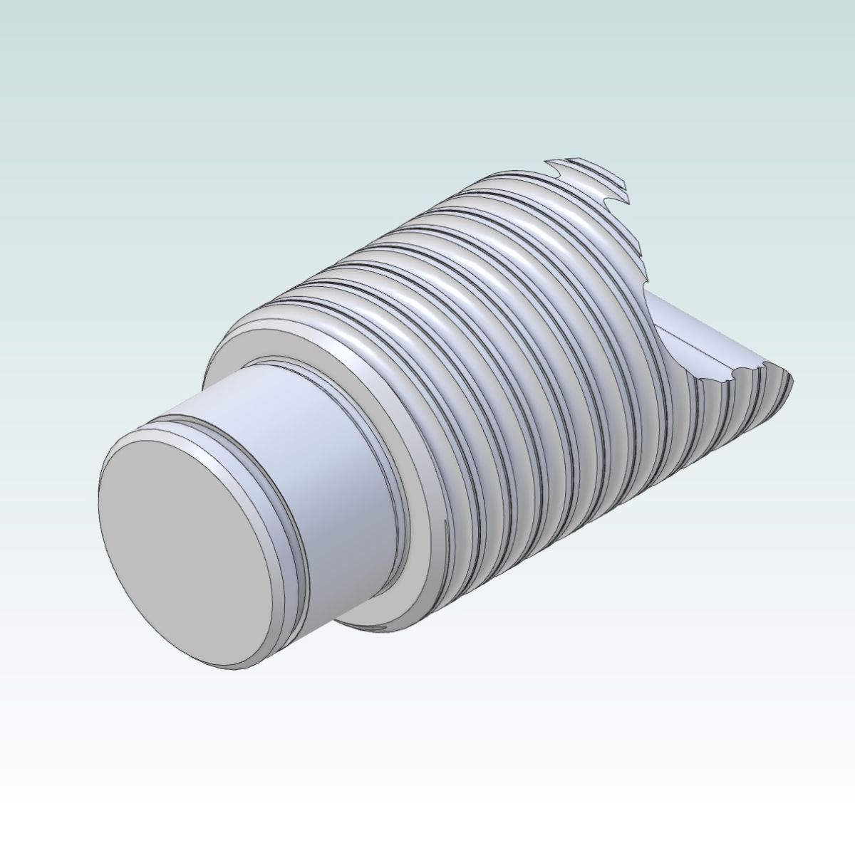 BF/FF 30 Ballscrew End Machining Floating side | DamenCNC B.V.