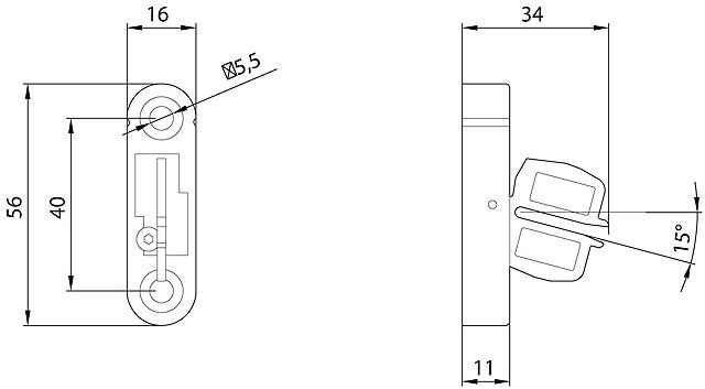 Door Interlock Actuator 3SX3228 (adjustable angles) | DamenCNC B.V.