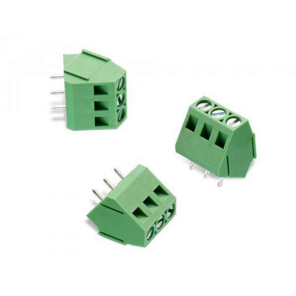 Screw Terminal 45 degree entry 3 pole RM5.00mm | DamenCNC B.V.