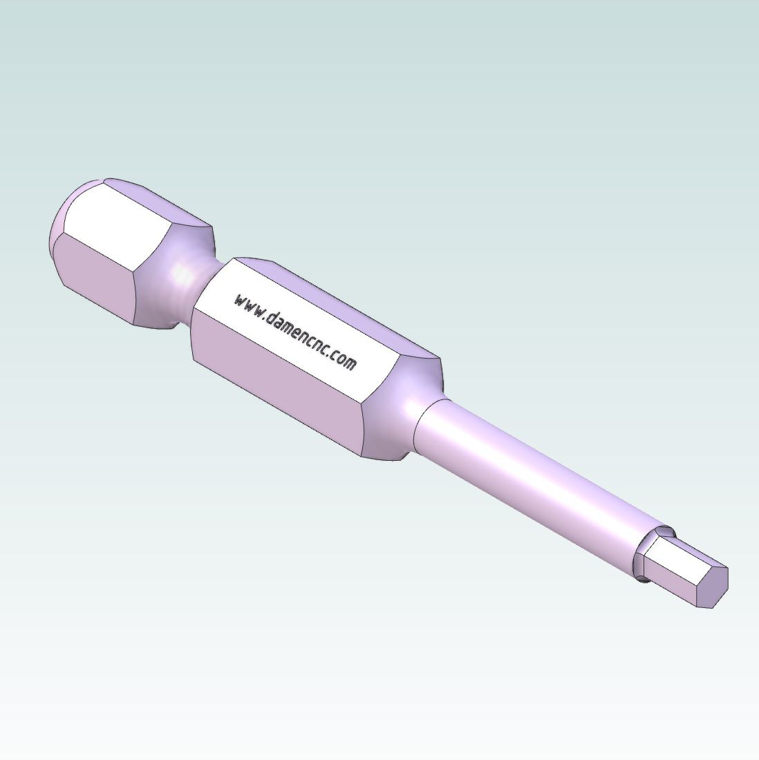 Socket Attachment - Type A 1/4“ SW2,5mm | DamenCNC B.V.