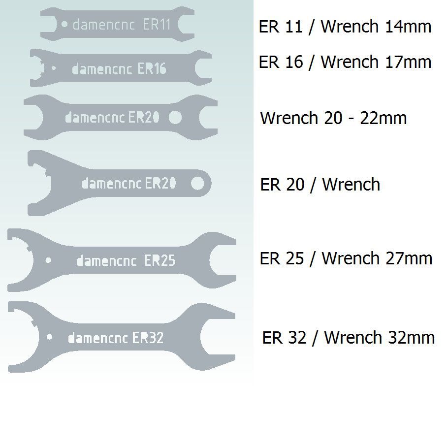 Wrench for ER Nuts ER 40 / Wrench 40mm | DamenCNC B.V.